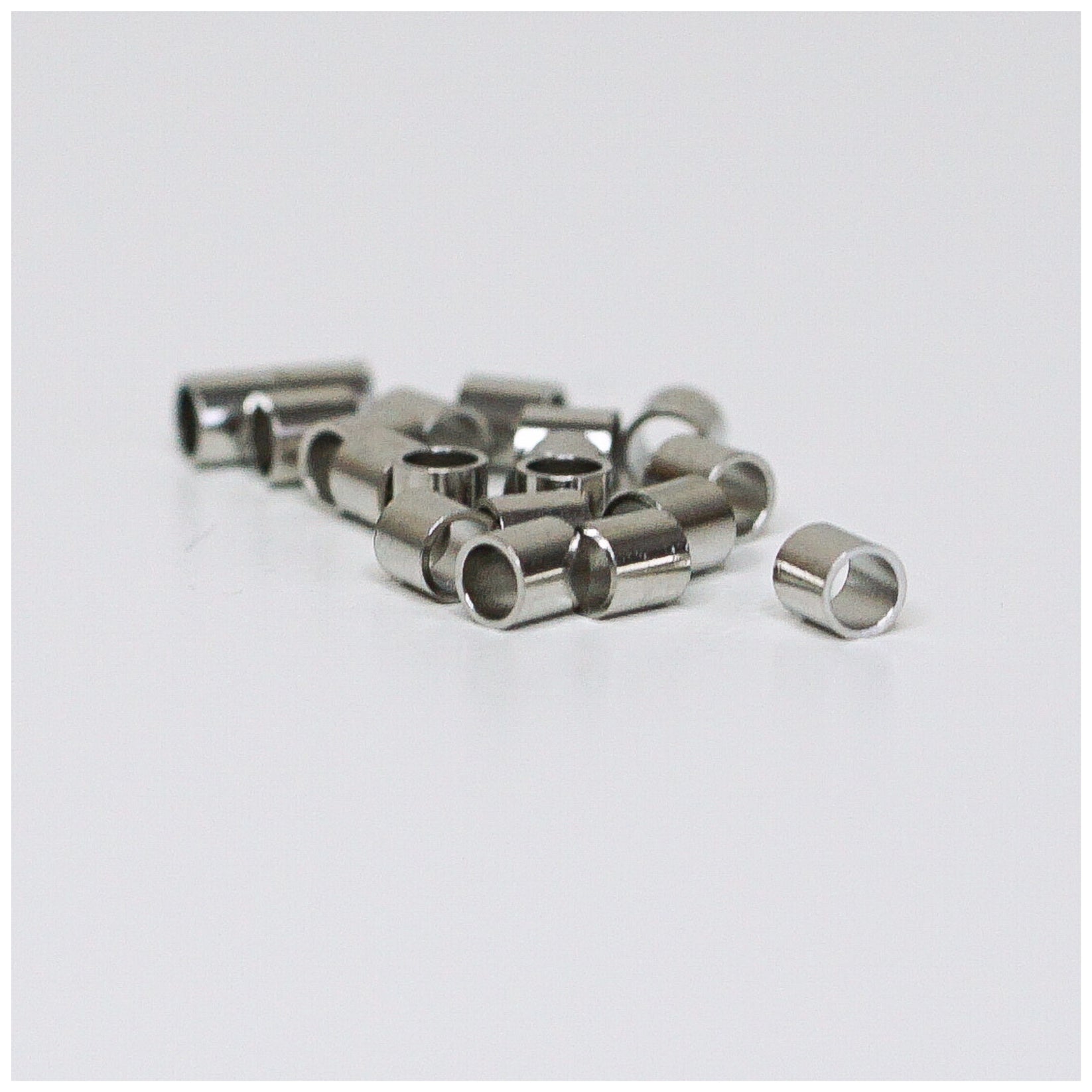 2mm Stainless Steel Loc Tubes - 20 Pieces – KendraKenshay